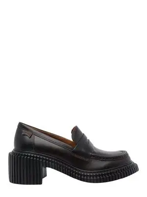 Camper 70mm Pix London Leather Loafers - Red