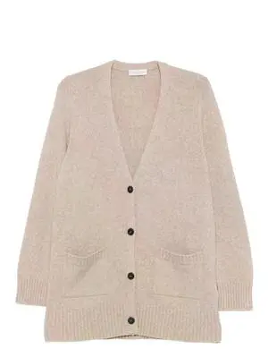 LE TRICOT PERUGIA Buttoned Cardigan - Neutrals