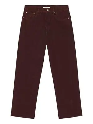 SUNFLOWER Wide Twist Jeans - Dark Wine Dyed