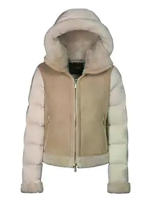 MOORER Hooded Jacket - Neutrals