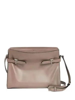 LE TANNEUR Buckle-strap Shoulder Bag - Neutrals