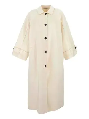 STEFANO MORTARI Button Fastening Coat - Neutrals