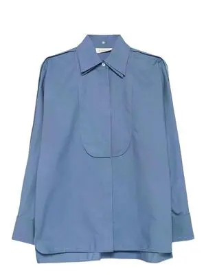 LANVIN Bib Cotton Top - Blue