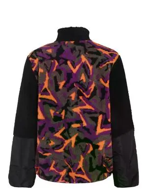 MAUNA KEA Patterned Zip-up Jacket - Black