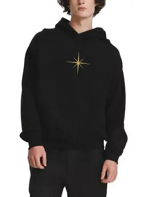 IRINA VOINEA Embroidered Hoodie - Black