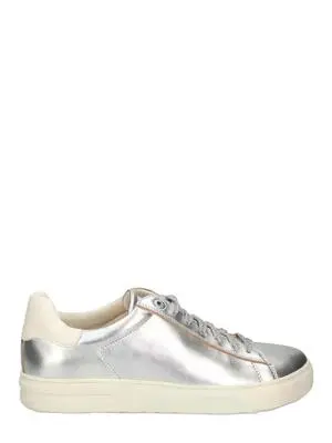 BIRKENSTOCK Bend Lace-up Leather Sneakers - Silver