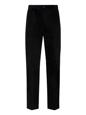 Moncler Corduroy Tailored Trousers Black