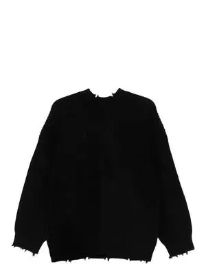 Simkhai Willa Distressed Sweater - Black