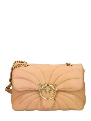 Pinko Small Love Puff Chain-strap Shoulder Bag - Neutrals