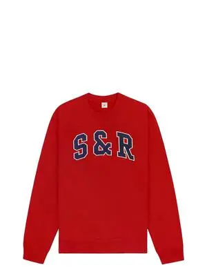 SPORTY & RICH Appliqué Sweatshirt - Red