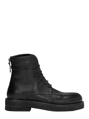 Marsèll Parrucca Lace-up Zip Boots - Black