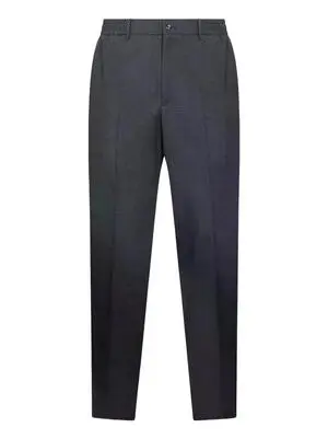 Tagliatore Tapered Trousers With Elasticated Waistband - Grey