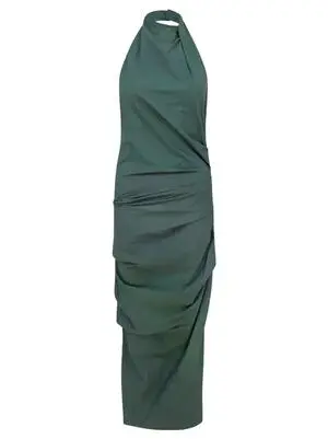 Paris Georgia June Halterneck Midi Dress - Green