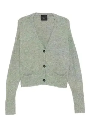 ROBERTO COLLINA Cardigan With Patch Pockets