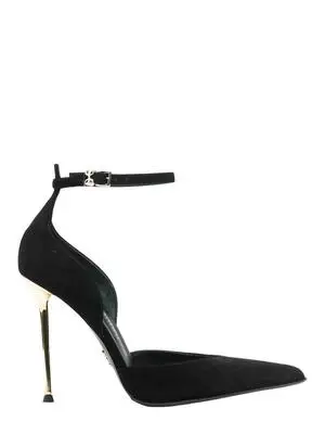 SERGIO LEVANTESI 100mm Lara56 Ankle-strap Pointed-toe Pumps - Black