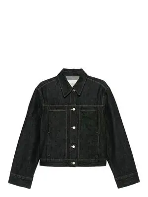 Studio Nicholson Front-pocket Denim Jacket - Black
