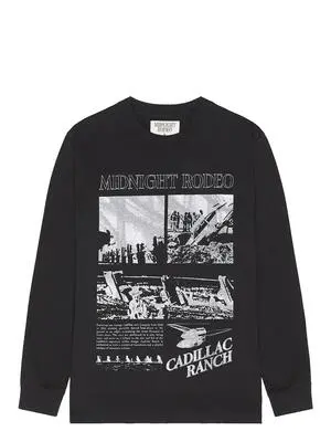 MIDNIGHT RODEO Cadillac Ranch Long Sleeve Tee - Black
