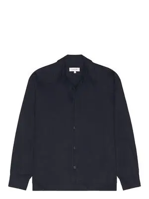 LE17SEPTEMBRE Double Layered Cotton Shirt - Navy