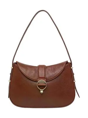 Barbour Alder Leather Shoulder Bag - Brown