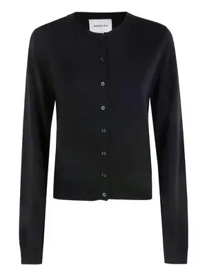 HERSKIND Roselle Button-front Cardigan - Black