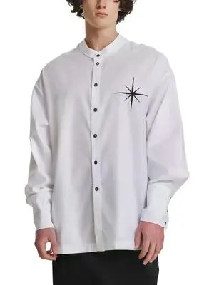 IRINA VOINEA Embroidered Shirt - White
