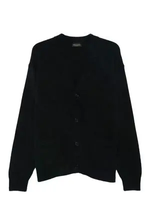 ROBERTO COLLINA Pocket Cardigan - Blue