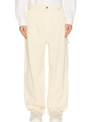 Drole De Monsieur Le Pantalon Baggy Velours - Ecru