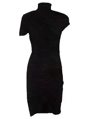 FRANCESCO MURANO High-neck Draped Dress - Black