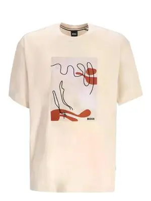BOSS Graphic T-shirt - Neutrals