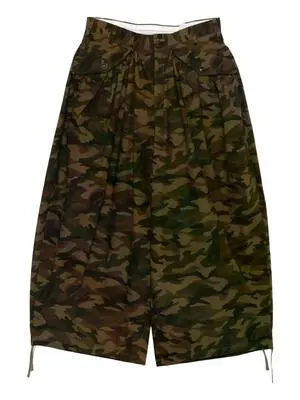 KHOKI Camouflage Trousers - Green