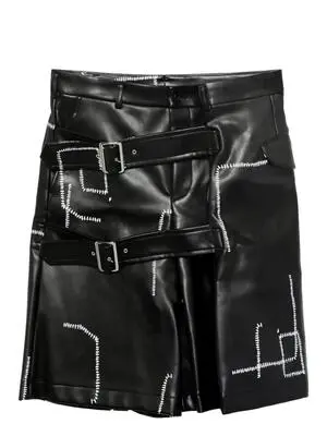BLACK COMME DES GARÇONS Printed Shorts - Black