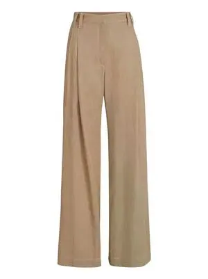 Brunello Cucinelli Monili-detail Trousers - Brown