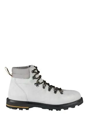 MOORER Lace-up Ankle Boots - White