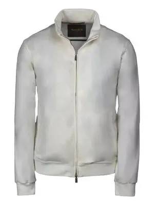 MOORER Zip-up Jacket - Neutrals