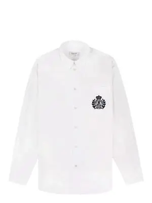 SPORTY & RICH Pocket Embroidered Shirt - White