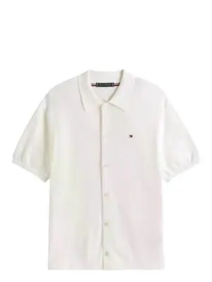 Tommy Hilfiger Buttoned Short-sleeve Shirt - Neutrals