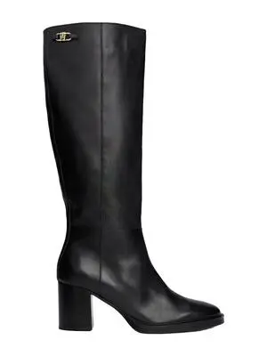 Tommy Hilfiger 70mm Logo-detail Knee-high Boots - Black