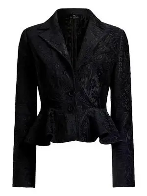 ETRO Floral Paisley Single-Breasted Blazer