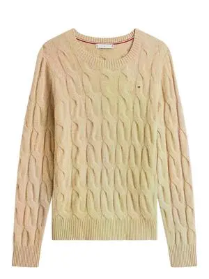 TOMMY HILFIGER Cable-Knit Wool Sweater