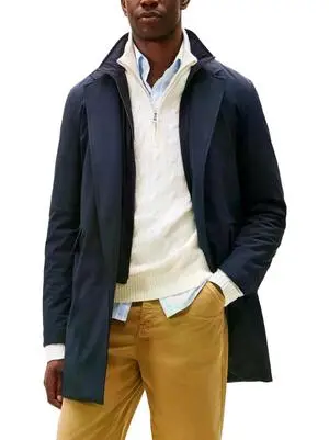Tommy Hilfiger Single-breasted Coat - Blue