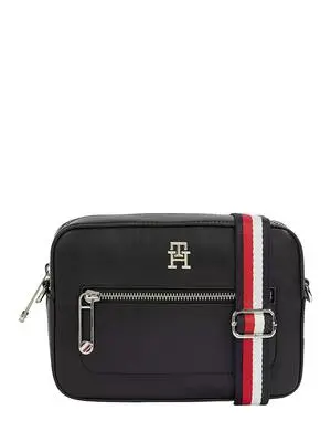 Tommy Hilfiger Logo-plaque Crossbody Bag - Black