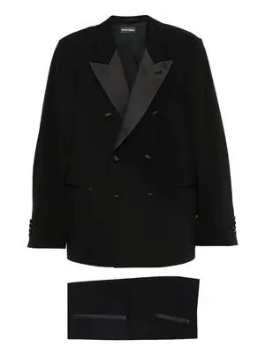 Emporio Armani Double-breasted Suit - Black