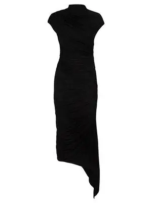 FRANCESCO MURANO High-neck Draped Dress - Black