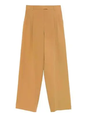 Patrizia Pepe Pleated Trousers - Neutrals