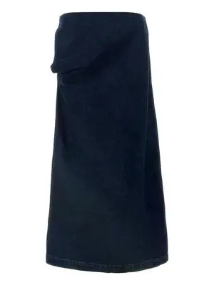 Magda Butrym Pocket Midi Skirt - Blue