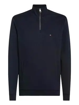 Tommy Hilfiger Performance Quarter-zip Mock-neck Sweater - Blue
