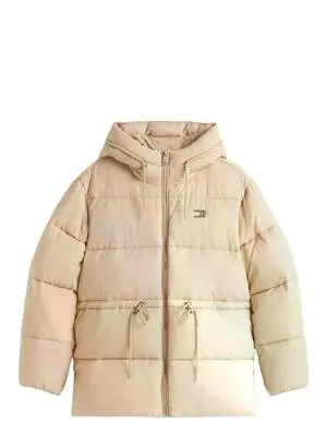 Tommy Hilfiger Hooded Padded Jacket - Neutrals