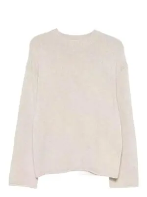 LISA YANG Kristy Crew Neck Sweater - Neutrals