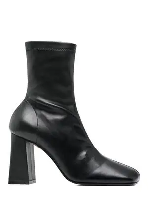 CASTAGNA 90mm Paulene Square-toe Ankle Boots - Black