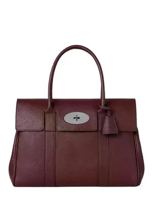 Mulberry Small Bayswater Textured Leather Tote - Brown